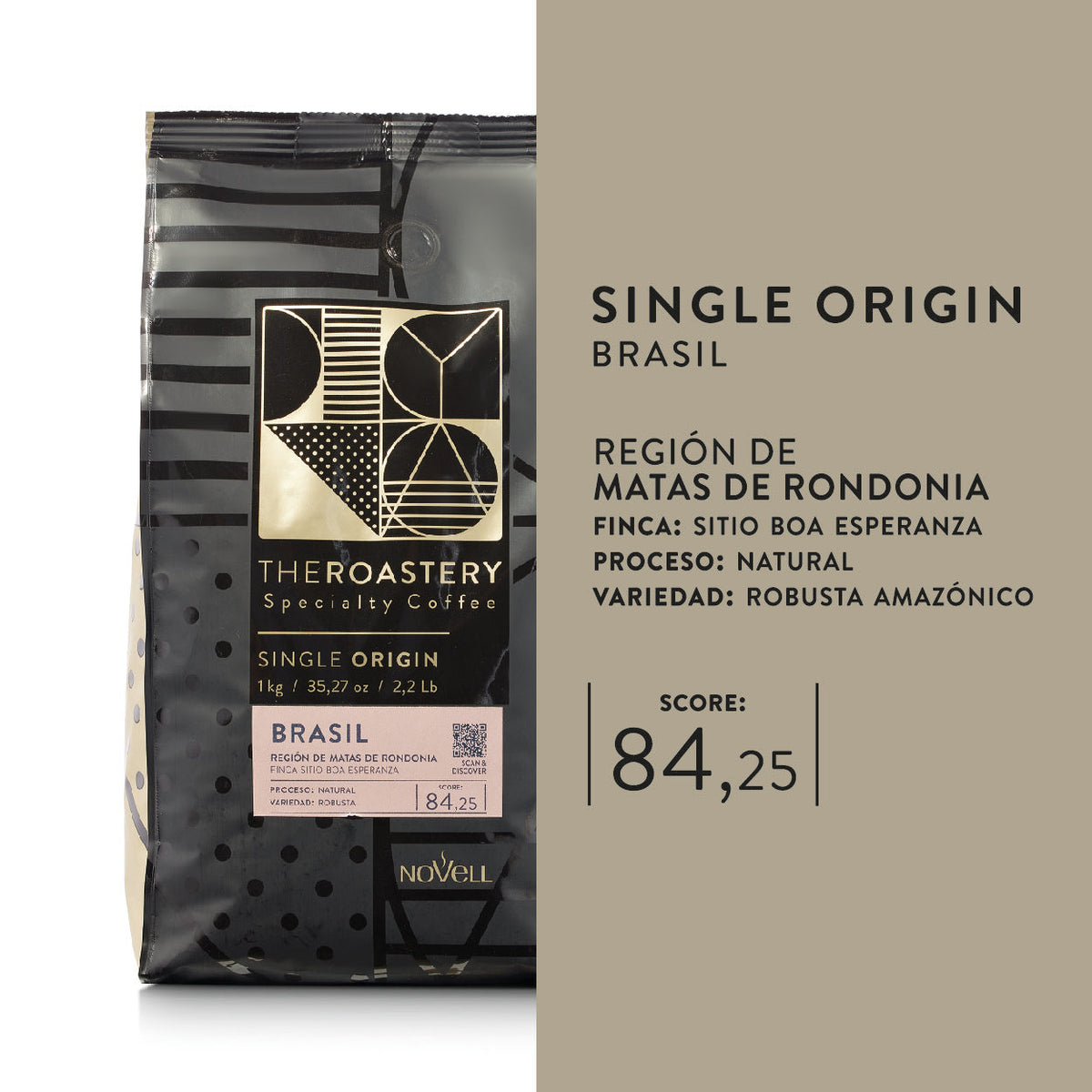 THE ROASTERY - BRASIL SINGLE ORIGIN 1kg – Capsules.ge