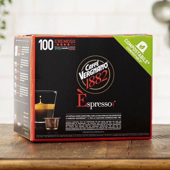 VERGNANO - Nespresso - Caffè - Espresso Cremoso Comp. - Conf. 100 ...